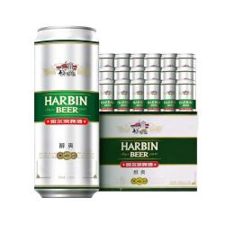 【省24.21元】哈尔滨啤酒工业啤酒_HARBIN 哈尔滨啤酒 醇爽啤酒 500ml*18听 礼盒装多少钱-什么值得买