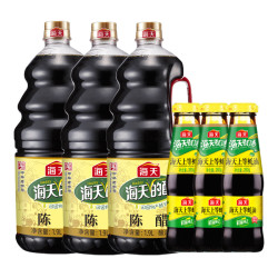 海天调味品_海天 陈醋1.9L*3 上等蚝油260g*3正宗经典 老陈醋家用食用食用醋多少钱-什么值得买