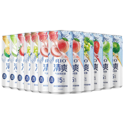 【省54元】预调鸡尾酒_RIO 锐澳 清爽全家福 330ml*12（5种口味）多少钱-什么值得买