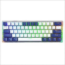 狼蛛键盘_AULA 狼蛛 F61 三模机械键盘 61键 红轴多少钱-什么值得买