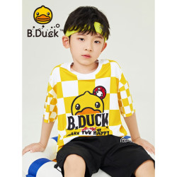 【省89元】B.Duck男童装_B.Duck 小黄鸭 儿童短袖T恤多少钱-什么值得买