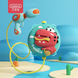 贝恩施健身玩具_beiens 贝恩施 儿童水枪戏水玩具背包抽拉式呲滋水枪 小恐龙（1000ml容量）多少钱-什么值得买