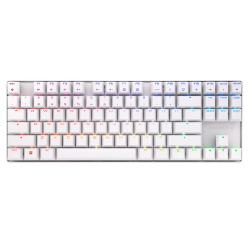 【省250元】樱桃无线键盘_CHERRY 樱桃 MX8.2TKL 87键 三模机械键盘 白色 红轴 RGB多少钱-什么值得买