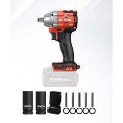 【省108元】大有扳手_DEVON 大有 5760\5733 无刷锂电电动冲击扳手 20V 裸机（无电池、充电器）多少钱-什么值得买