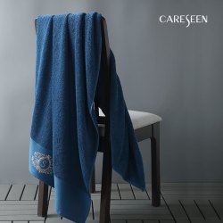 【省51元】康尔馨浴巾_Careseen 康尔馨 Scroll卫浴系列 棉浴 琉璃蓝（140*80cm）多少钱-什么值得买