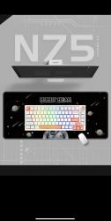 VGN键盘_VGN N75/N75PRO 游戏动力 客制化机械键盘 单模 三模 gasket结构 补货多少钱-什么值得买