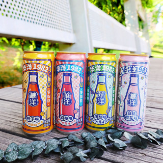 华洋1982汽水330ml*6易拉罐装果味碳酸饮料整箱饮品真低糖0脂肪 330ml凤梨味【报价 价格 评测 怎么样】 -什么值得买