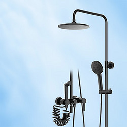 【省520元】大白花洒_diiib 大白 雅悦4功能淋浴花洒含喷枪（黑色）多少钱-什么值得买