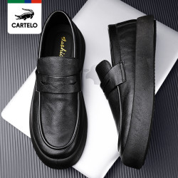 【省300元】卡帝乐鳄鱼男士休闲鞋_CARTELO 卡帝乐鳄鱼 [线下专柜同款]新款休闲鞋男鞋子皮鞋男士板鞋时尚舒适豆豆鞋驾车鞋多少钱-什么值得买