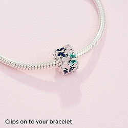 【省20.99元】潘多拉时尚饰品_PANDORA 潘多拉 Moments系列 蝴蝶固定夹 饰品 多色 （纹银、珐琅） 正品 ...