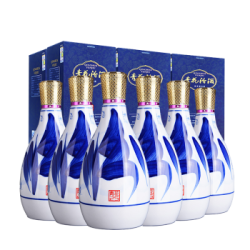 【省409.4元】整箱白酒_汾酒 青花25 42%vol 清香型白酒 475ml*6瓶 整箱装多少钱-什么值得买