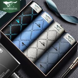 七匹狼内衣_SEPTWOLVES 七匹狼 男士内裤男纯棉平角裤轻薄青年四角短裤头多少钱-什么值得买