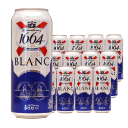 1664凯旋啤酒_Kronenbourg 1664凯旋 京东1664凯旋 白啤 500ml*12听多少钱-什么值得买