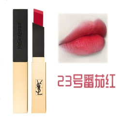 【省50元】圣罗兰唇部彩妆_YVES SAINT LAURENT 圣罗兰 YSL 小金条丝绒哑光细管口红唇膏 23# 2.2g 红番茄多少钱-什么值得买