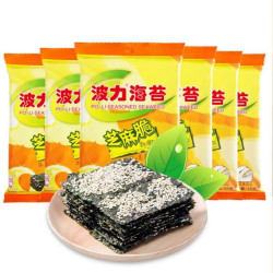 波力食品其他休闲零食_波力 海苔芝麻脆 72g(12g*6包）-什么值得买