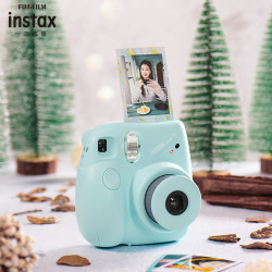 INSTAX相机_INSTAX 富士instax立拍立得 一次成像相机 mini7+（mini7c/s升级款）蓝色相纸套装多少钱-什么值得买
