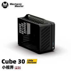 机械大师机箱_Mechanic Master 机械大师 C30Pro 侧透360水冷 MATX 背插便携台式电脑铝合金小机箱 典雅黑 官方标配多少钱-什么值得买