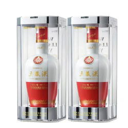 五粮液白酒_WULIANGYE 五粮液 1618 红白瓶 52%vol 浓香型白酒 500ml*2瓶 双支装多少钱-什么值得买