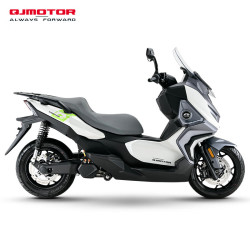 QJMOTOR电动车_QJMOTOR 钱江摩托QJMOTOR OMO 07电摩踏板车大功率电机双通道ABS 富贵白 订多少钱-什么值得买