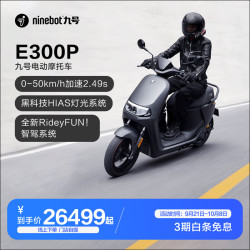 九号摩托车整车_Ninebot 九号 E300P 电动摩托车 JH10000DT多少钱-什么值得买