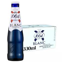 瓶装啤酒_Kronenbourg 1664凯旋 法式白啤酒 330ml*12瓶多少钱-什么值得买