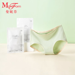 曼妮芬内衣_ManiForm 曼妮芬 中腰三角裤无痕贴合内裤女抗菌纯棉內裆底裤女生短裤多少钱-什么值得买