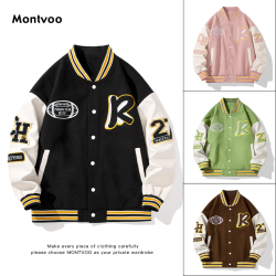 迈特优男外套_MONTVOO 迈特优 情侣款彩色重工刺绣棒球服男秋季新款潮流百搭刺绣外套SX多少钱-什么值得买