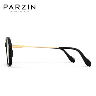 帕森（PARZIN）防辐射眼镜架男女 经典易搭素颜显白学习办公抗蓝光护目镜 15839 钢琴黑【报价 价格 评测 怎么样】 -什么值得买