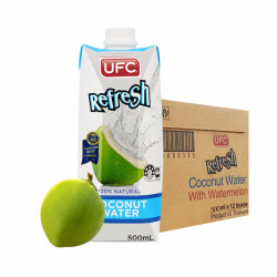 UFC饮料_UFC 椰子水泰国原装进口UFC果汁100%纯椰子汁饮料500ml*12瓶/整箱原味多少钱-什么值得买