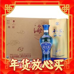 【省246元】整箱白酒_YANGHE 洋河 蓝色经典 海之蓝 42度 480ml*6瓶 整箱装 绵柔浓香型白酒 送礼多少钱-什么值得买