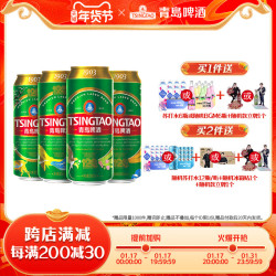 青岛啤酒啤酒_TSINGTAO 青岛啤酒 1903四季常青系列500ml*18听多少钱-什么值得买