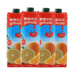 果满乐乐果汁饮料_gomolo 果满乐乐 原装进口橙汁 1L*2瓶多少钱-什么值得买