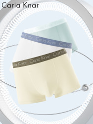 【省133.33元】凯卡娜内衣_CariaKnar 凯卡娜 Caria Knar新年款男士内裤纯棉四角裤亲肤透气抑菌高弹男神平角裤多少钱-什么值得买