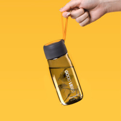 茶花水具酒具_CHAHUA 茶花 塑料杯随手杯 橙色 520ml多少钱-什么值得买