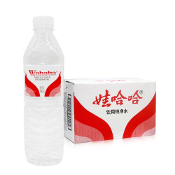 娃哈哈水_WAHAHA 娃哈哈 纯净水596ml350ml*24瓶整箱批发瓶装水小瓶水饮用水企业开会用水 娃哈哈纯净水596ml*24瓶/箱 ...