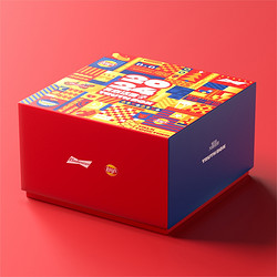 【省50.6元】百威精酿啤酒_Budweiser 百威 &乐事真心话礼盒1450ml+364g双拼礼盒多少钱-什么值得买