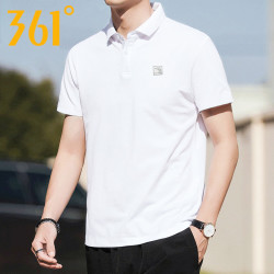 361°POLO衫_361° 361本命年红色短袖翻领t恤男士2024夏季新款潮上衣百搭休闲POLO衫552424001A多少钱-什么值得买
