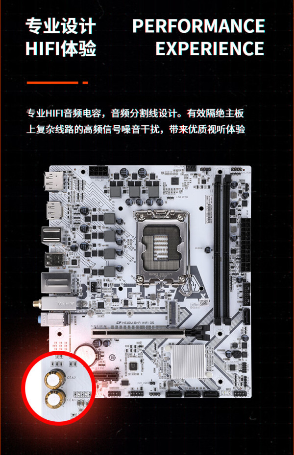 COLORFUL 七彩虹 BATTLE-AX H610M-GHA WIFI D5 V20主板 支持12400F/13100 (Intel ...