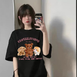 【省26.9元】蕾夏娇女上装_蕾夏娇 TYFH 美式潮牌短袖t恤多少钱-什么值得买