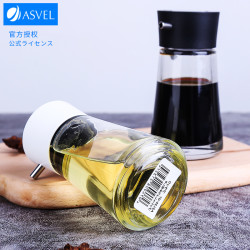 阿司倍鹭收纳保鲜_ASVEL 阿司倍鹭 日本asvel按压式油瓶 厨房醋瓶防漏油壶调料瓶家用日式玻璃酱油瓶多少钱-什么值得买