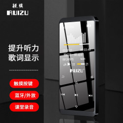 锐族随身播放器_RUIZU 锐族 D02 16G 黑色 外放蓝牙mp3触摸屏mp4播放器运动迷你学生随身听插卡p3小说英语听力电子书多少钱-什么值得买