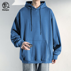 新款卫衣_Rampo 乱步 300g重磅长袖T恤男士oversize新款美式休闲宽松百搭连帽卫衣外套多少钱-什么值得买