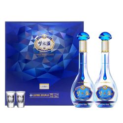 水晶白酒_YANGHE 洋河 梦之蓝 M3 水晶版 52%vol 浓香型白酒 550ml*2瓶多少钱-什么值得买
