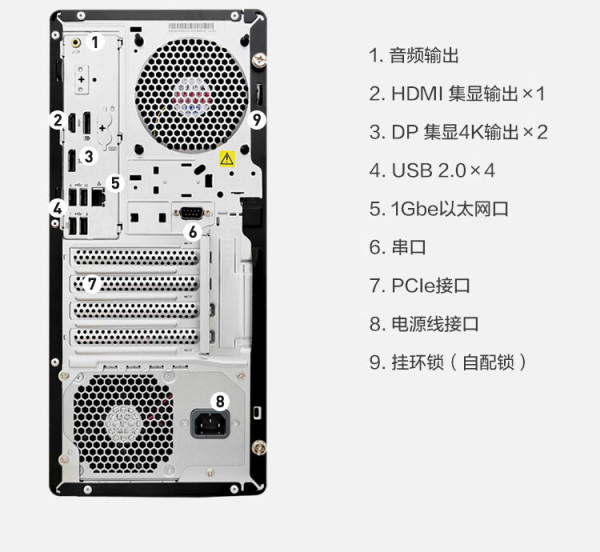 联想（Lenovo）ThinkServer T100C v2 中小型企业PC塔式服务器主机erp财务办公电脑 i7-12700（12核 2.1-4.9G） 16G内存丨256G+2×1T硬盘丨 ...