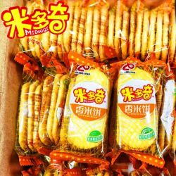 米多奇膨化食品_MIDUOQI 米多奇 香米饼运势雪米饼零食整箱春节年货组合装宿舍解馋小零食多少钱-什么值得买