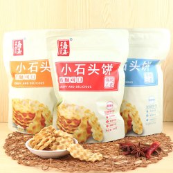 海玉饼干糕点_海玉 石头饼休闲零食 椒盐味 108g*3袋多少钱-什么值得买