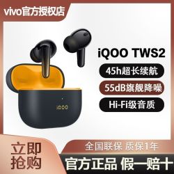 iQOO QOO TWS 2 旗舰降噪蓝牙无线耳机 HiFi音质 游戏专用 超长待机多少钱-什么值得买