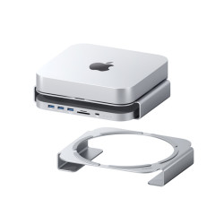 海备思电脑支架_HAGiBiS 海备思 macmini支架Mac studio底座Mac mini迷你电脑主机配件桌面支撑架散热托架铝合金金属 ...