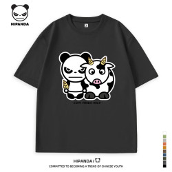 【省40.5元】你好熊猫男士T恤_HIPANDA 你好熊猫 260g重磅纯棉T恤 多色可选多少钱-什么值得买