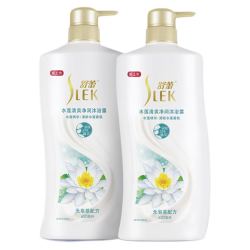 舒蕾沐浴露_SLEK 舒蕾 水莲清爽净润沐浴露 600ml*2瓶多少钱-什么值得买